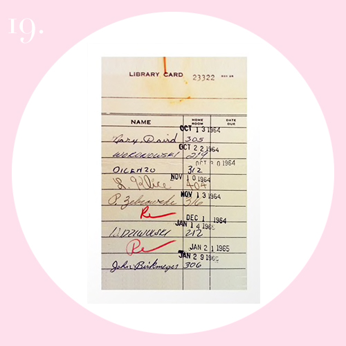 19. Library Card Print - Cottage style decorating, renovating and ...