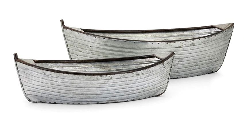 boat-planters - Cottage style decorating, renovating and entertaining ...